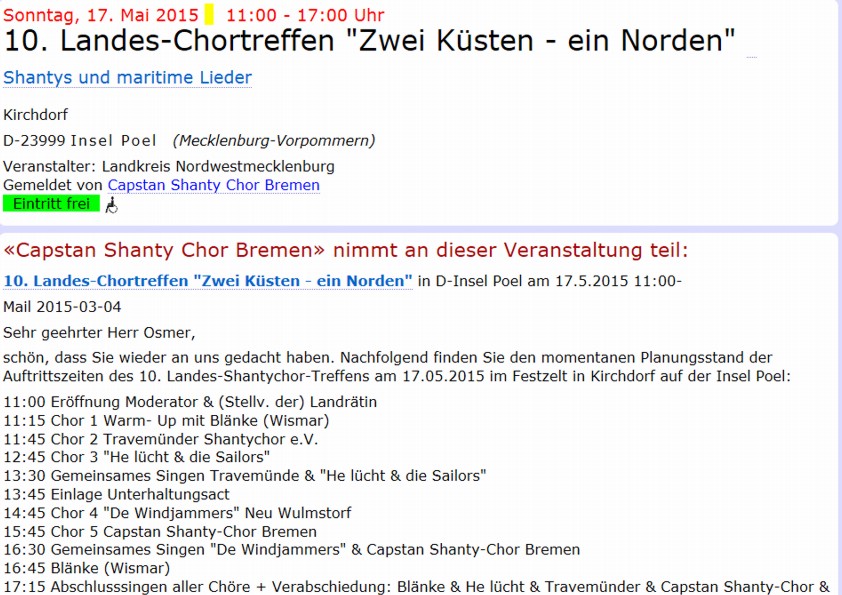 Pressemeldungen aus dem Jahr 2015